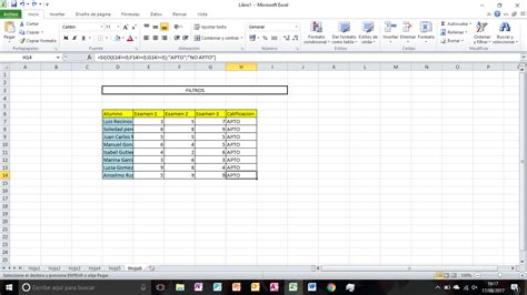 MICROSOFT EXCEL FUNCIONES AVANZADAS DE EXCEL