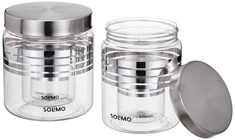 Buy Amazon Brand Solimo Plastic Container Set 20 Pieces Silver