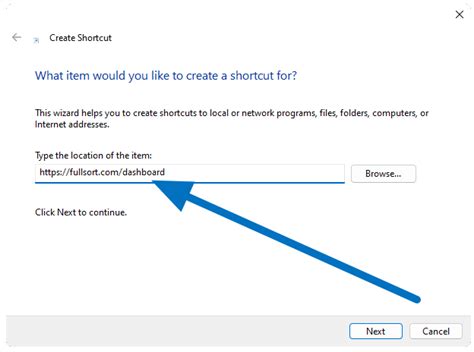 Shortcut Windows Full Sort