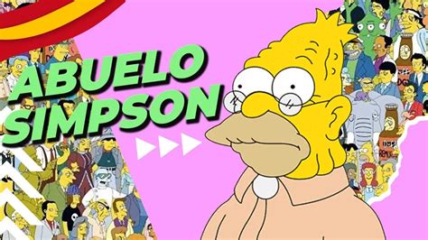 El Abuelo Simpson Icono De La Ancianidad En Los Simpson Iglesia Del