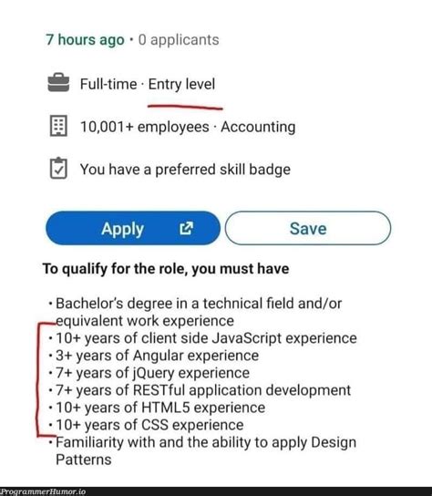 Entry Level