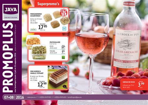 JAVA Foodservice PromoPlus Juli Augustus Pagina Created With Publitas