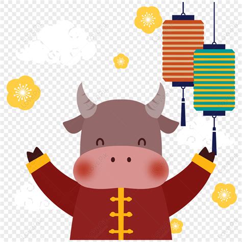 황소 만화 일러스트 이미지의 2021 년 돈전통적인새로운 Png 일러스트 무료 다운로드 Lovepik