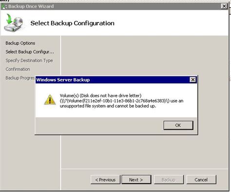 Solved Windows Server Backup Fails Before It Starts Event Id Experts Exchange