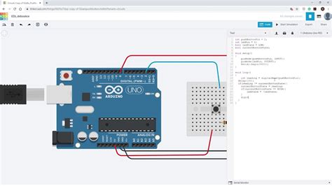 Tinkercad Arduino debounce 功能 02b YouTube