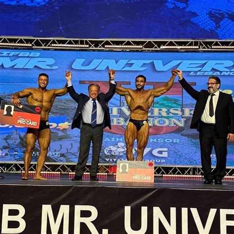 Photos And Results 2024 Ifbb Mr Universe Lebanon Evolution Of