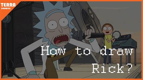 How To Draw Rick From Rick And Morty How To Draw Cartoon Characters