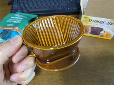 Comac 자기 커피 드리퍼 사용 후기