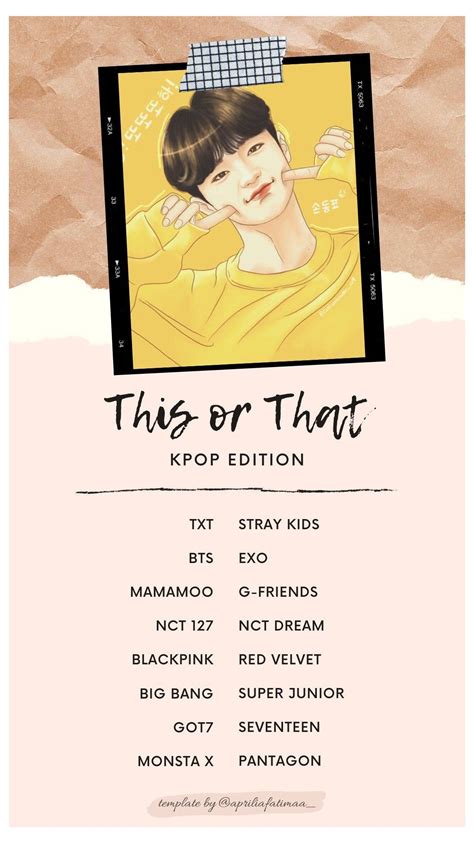 Kpop Dr Script Template Notion Printable Word Searches