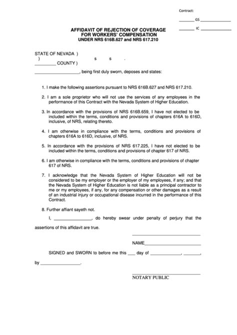 Affidavit Of Workers Compensation Coverage Form Durham County 2025