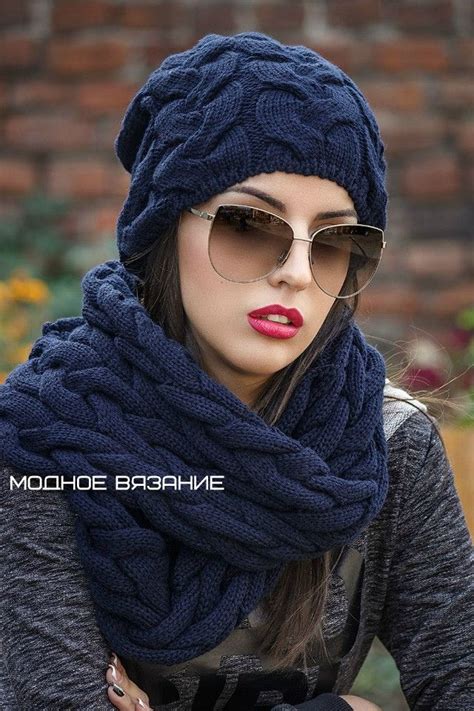 Шапка и снуд спицами Джейни Модное вязание Knitted Hats Knitwear Fashion Hats For Women