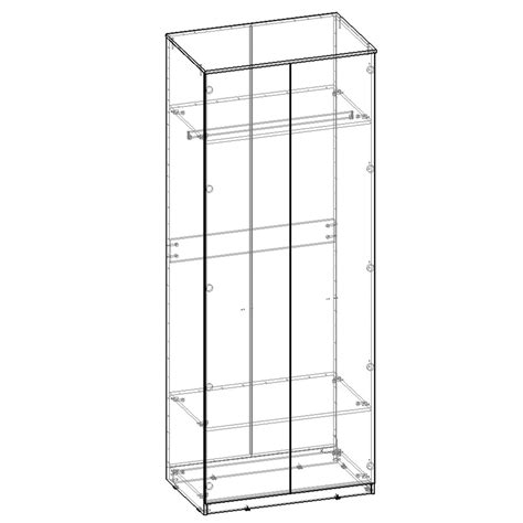 Купить Шкаф 2 х дв с зеркалом КАПРИ 2 в Ростове на Дону отличные цены на распашные шкафы