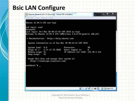 Configuring Linux Server And Its Security Maintenance Pptx