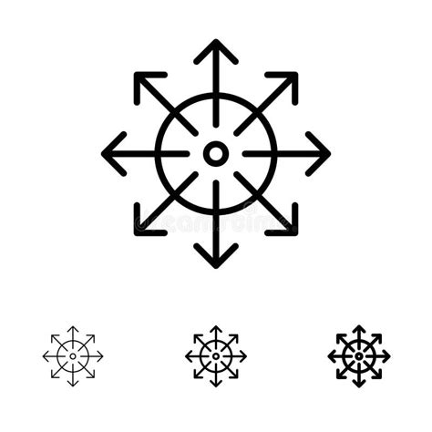 Ads Advertising Media News Platform Bold And Thin Black Line Icon