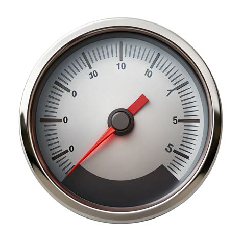 Analog Car Speedometer Isolated Designed For Accurate Speed Measurement