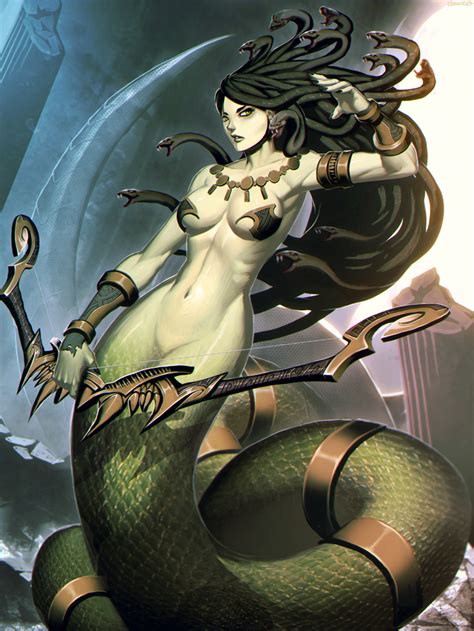 Medusa Greek Mythology Drawn By Genzoman Danbooru
