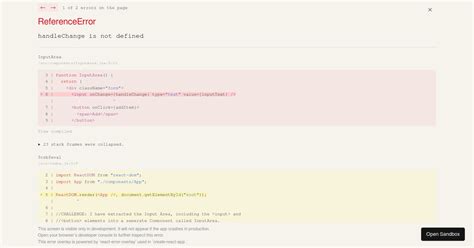 managing a component tree practice forked codesandbox