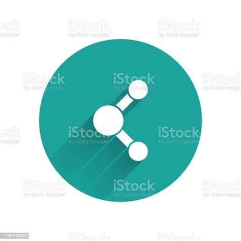 긴 그림자로 격리된 흰색 공유 아이콘입니다 공유 통신 그림 소셜 미디어 연결 네트워크 기호 배포 녹색 원 버튼입니다 벡터 일러스트레이션 0명에 대한 스톡 벡터 아트 및 기타