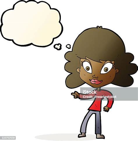 말풍선이 있고 손으로 가리키는 여성 만화 캐릭터 그리기에 대한 스톡 벡터 아트 및 기타 이미지 그리기 낙서 드로잉 말풍선 Istock