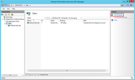 Configuring Iis For Application Windows 2012 To The New Blog
