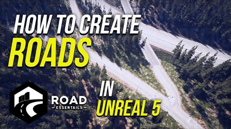 How To Create Roads — Road Essentials In Unreal Engine 5 Ue5 Youtube