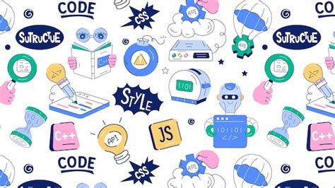 Premium Vector Linear Style Web Programming Icon