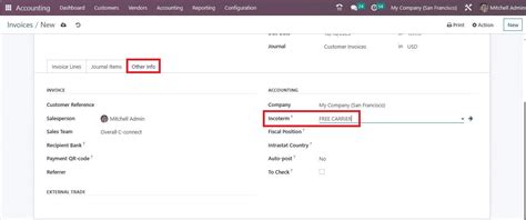 How To Set Up Default Incoterm For A Company In Odoo 16 Accounting