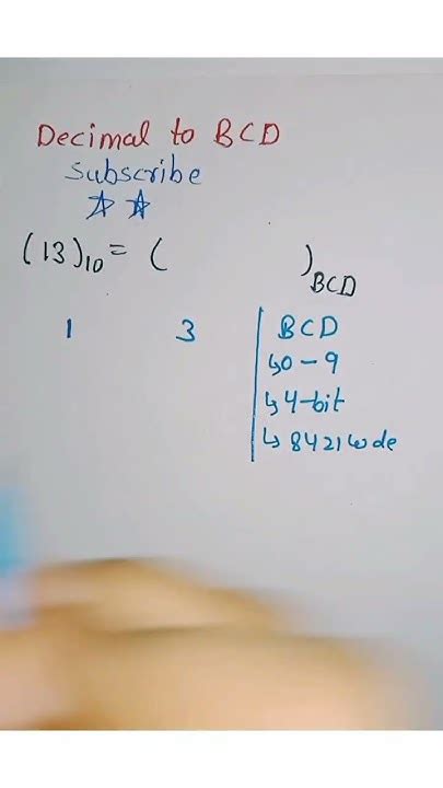 Decimal To Bcd Code Conversiondecimal To Bcd Code Computerscience