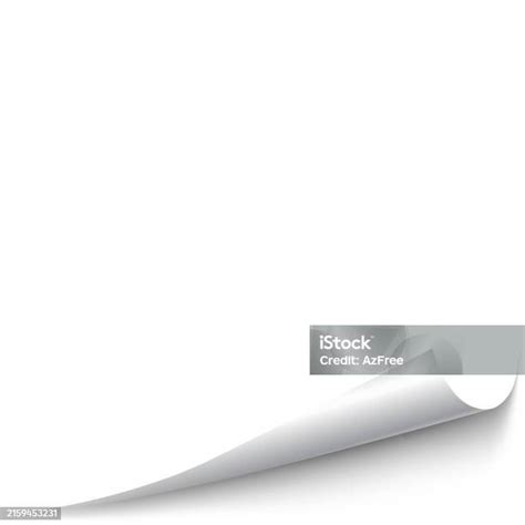 흰색 배경에 그림자가 있는 은색 페이지 컬 모서리입니다 벡터 3차원 형태에 대한 스톡 벡터 아트 및 기타 이미지 3차원 형태 가장자리 각도 Istock