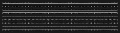 센티미터 밀리미터 또는 인치로 길이 또는 높이를 측정하기위한 현실적인 ⁇ 색 스케일 렌저 측정 테이프 크기 지표 ⁇ 터 일러스트레이션 프리미엄 벡터