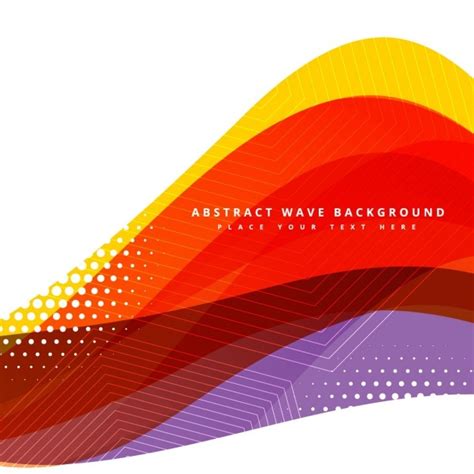 Free Vector Abstract Wavy Background With Dots And Stripes