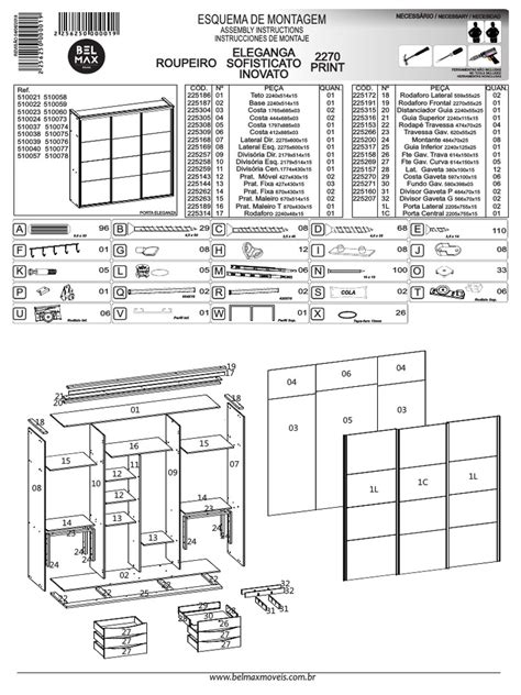 Manual Guarda Roupa Pdf