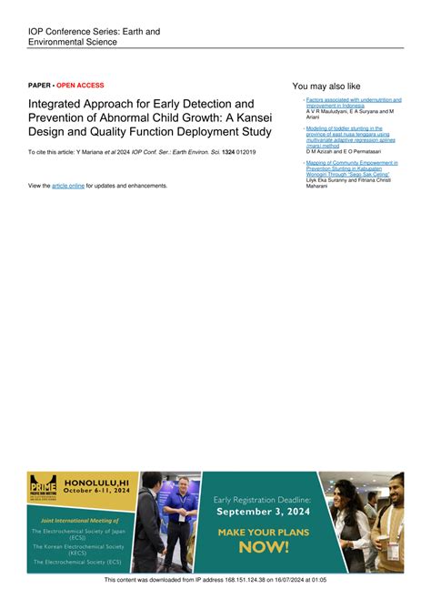 Pdf Integrated Approach For Early Detection And Prevention Of