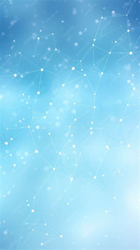 Premium Ai Image Futuristic Wavy Web Connection Nodes Background Wallpaper