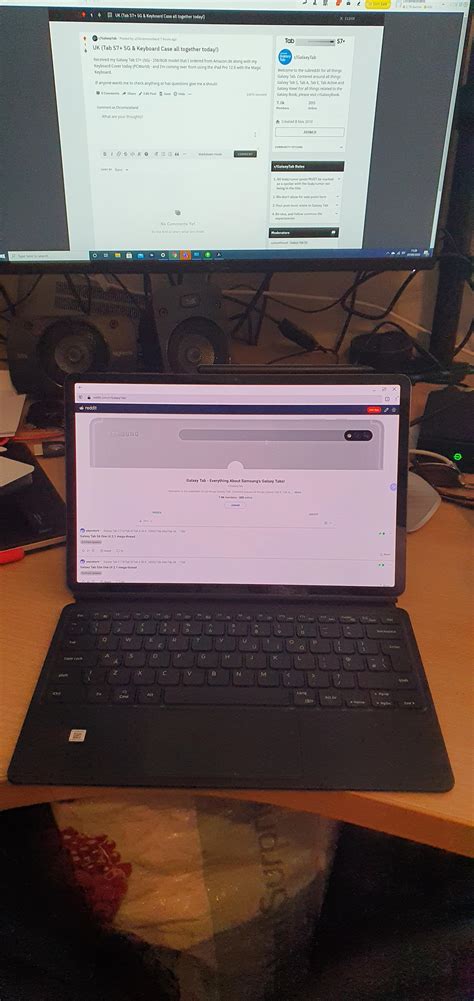 UK Tab S And Keyboard Case R GalaxyTab