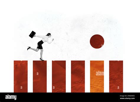 Collage Creative Poster Illustration Black White Filter Successful