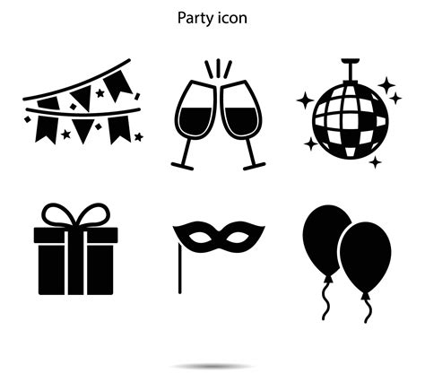 Party Icon Vector Illustration 33210277 Vector Art At Vecteezy