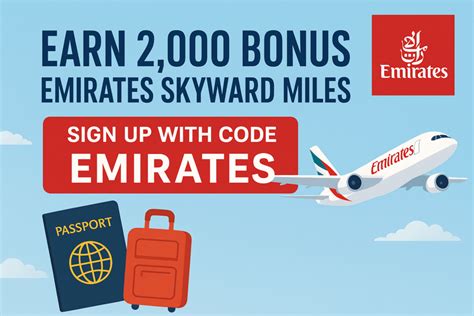 Earn 2 000 Bonus Emirates Skywards Miles When You Enroll Using Invite Code “emirates” Points