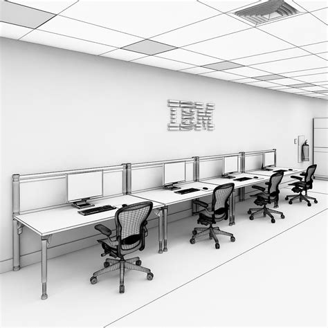 데이터 서버 센터 Ibm Z196 3d 모델 199 Max Free3d