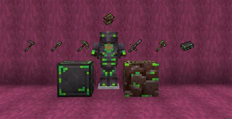 Radioactive Netherite Minecraft Texture Pack