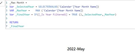 Solved Dax For Max Month Microsoft Fabric Community