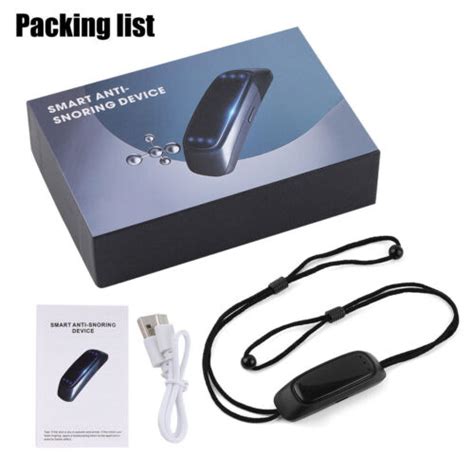 Electric Smart Noise Anti Snoring Device Sleep Apnea Stop Snore Aid Stopper Ebay