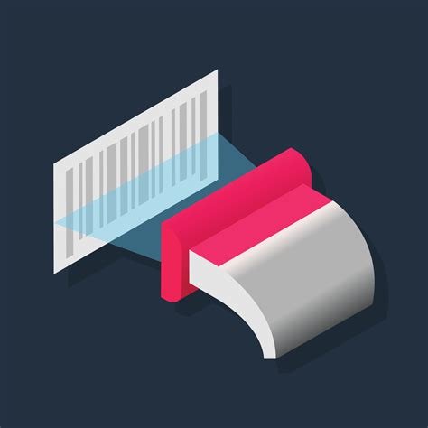 Barcode Scan Isometric 3d Illustration 17438049 Vector Art At Vecteezy