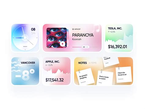 Widget Ui Designs Themes Templates And Downloadable Graphic Elements On Dribbble