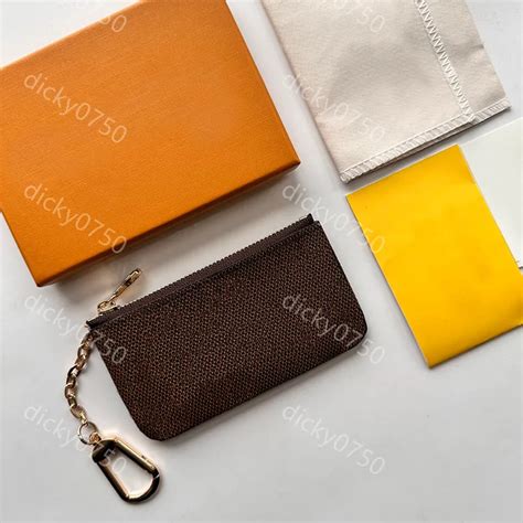 Luxury Canvas Mini Wallet Zippered Coin Purse Card From Dicky0750