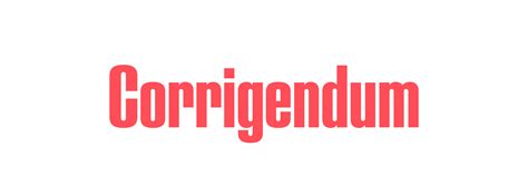 Corrigendum Word Daily