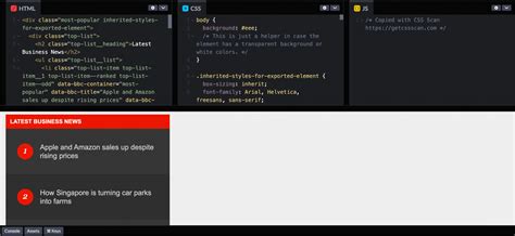 How To Copy Html And Css Code From Websites Easily Codrops
