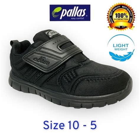 Pallas Jazz Black School Shoes Kasut Hitam Sekolah 205307 0204
