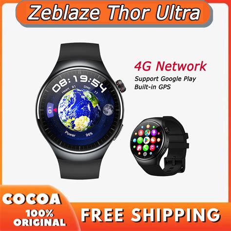 Original Zeblaze Thor Ultra 4g Smart Watch 143 Amoled Build In Gps