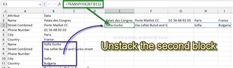 How To Unstack Data Using Excel